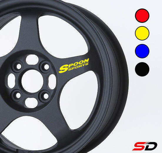 5pcs Spoon Sports Wheel Sticker | Lazada PH