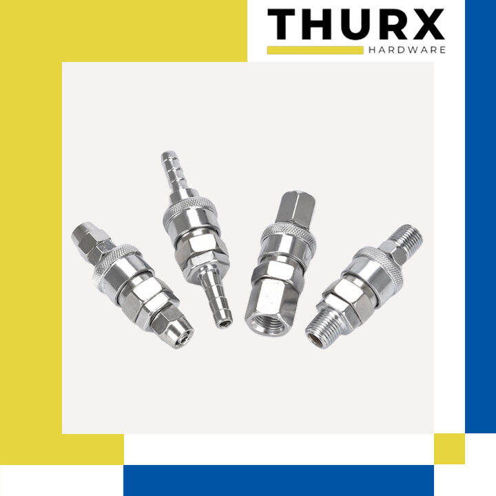 Thurx Air Hose Quick Coupler Connector Socket Quick Coupling High ...