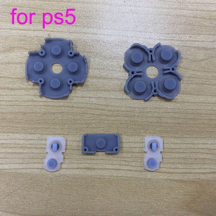 10ชุด5 In 1 Complete Conductive Rubber Pads Set สำหรับ PS5 DualShock 5 ...