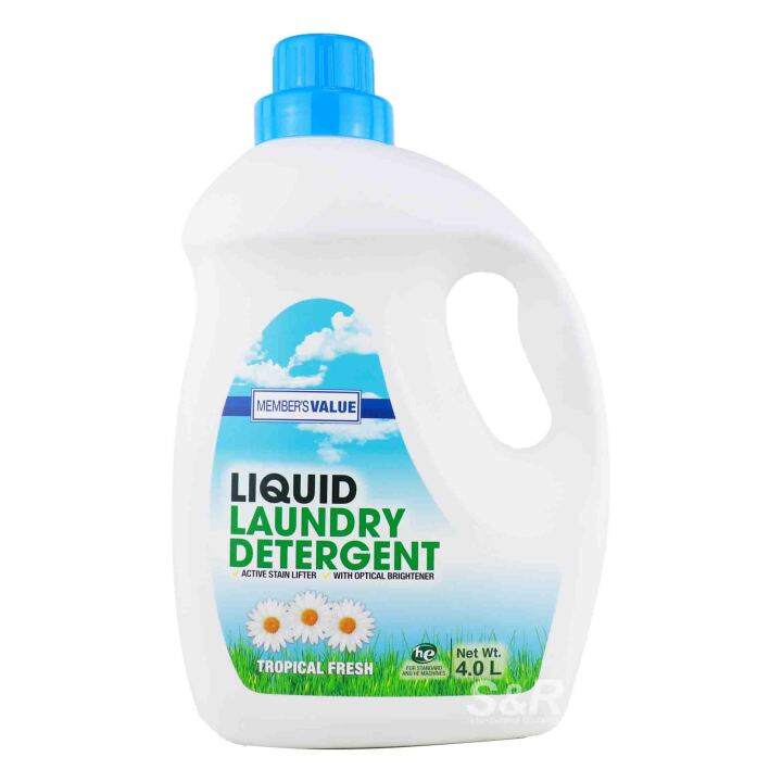 Member's Value Liquid Laundry Detergent Tropical Fresh 4L | Lazada PH