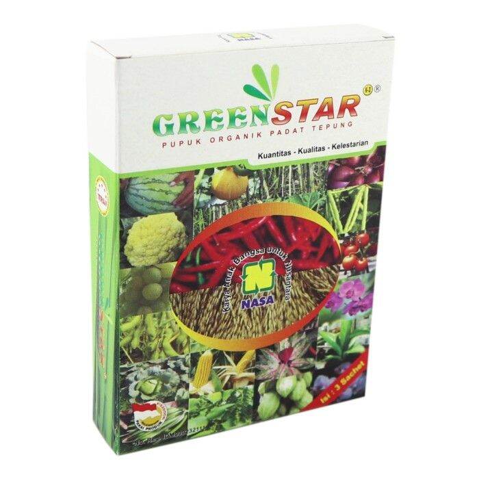 Pupuk Green Star Nasa 1 Box Isi 3 Sachet, Pupuk Segala Macam Tanaman ...