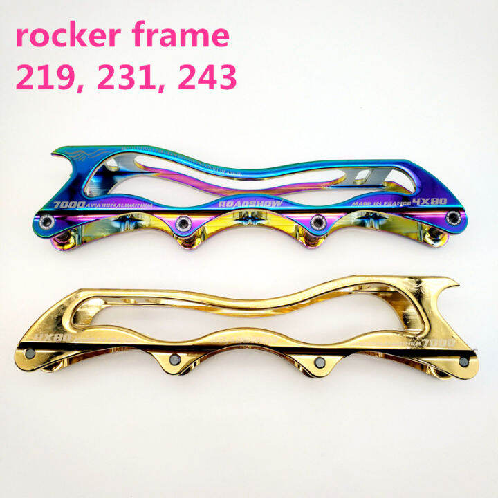 Free shipping roller skate frame rockered frame 219MM 231 mm 243 mm ...