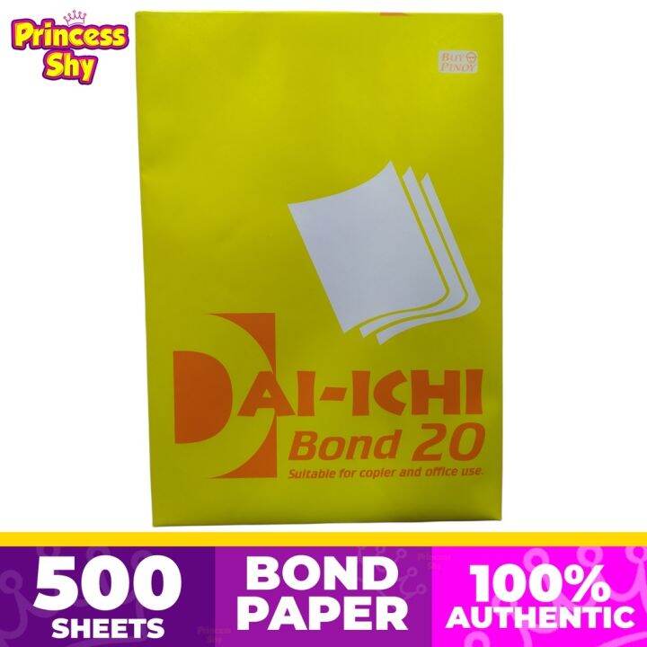 Vintina Dai-ichi Short / Long / A4 Bond Paper Substance 20 70 GSM 500pcs | Lazada PH
