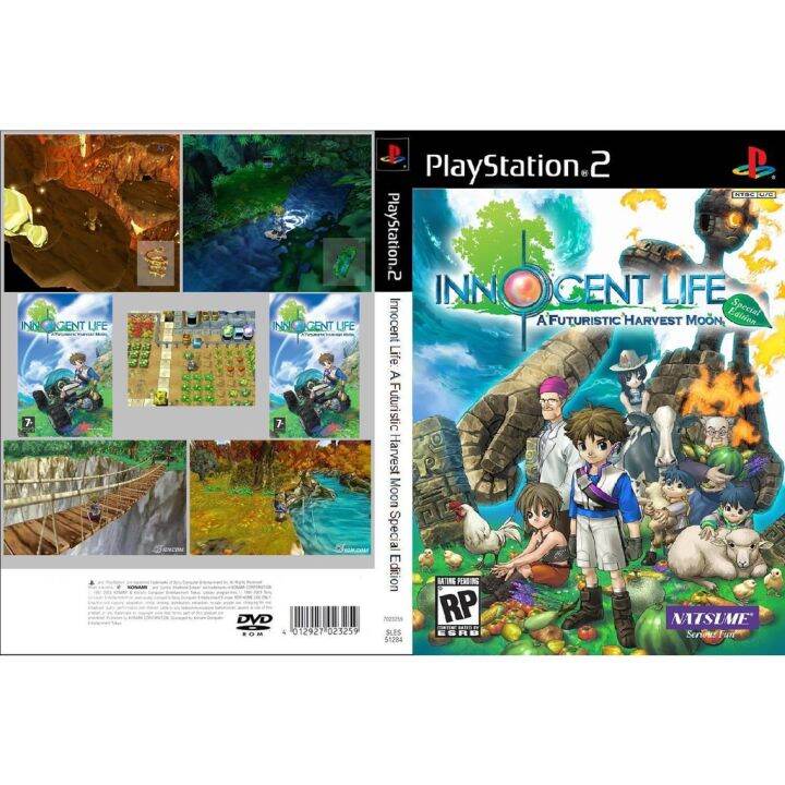 แผ่นเกมส์ PS2 Innocent Life A Futuristic Harvest Moon Special Edition ...
