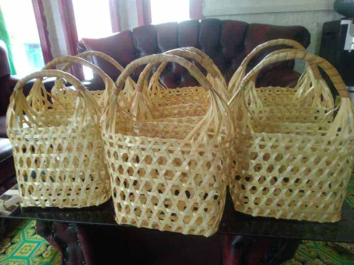 COD Tas Anyaman Bambu / Tas Sovenir / Tas Hampers / Tas Bambu | Lazada Indonesia