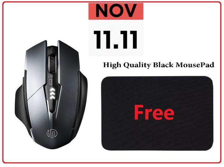 Inphic Rechargeable Wireless Silent Gaming Mouse M6P | Lazada
