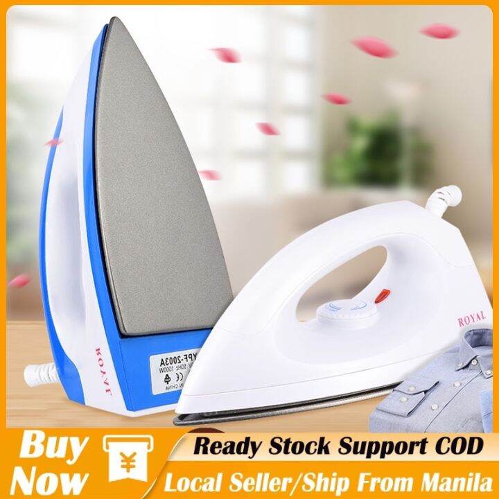 Non Stick Soleplate Iron Clothes Remove Wrinkles Drying Flat | Lazada PH