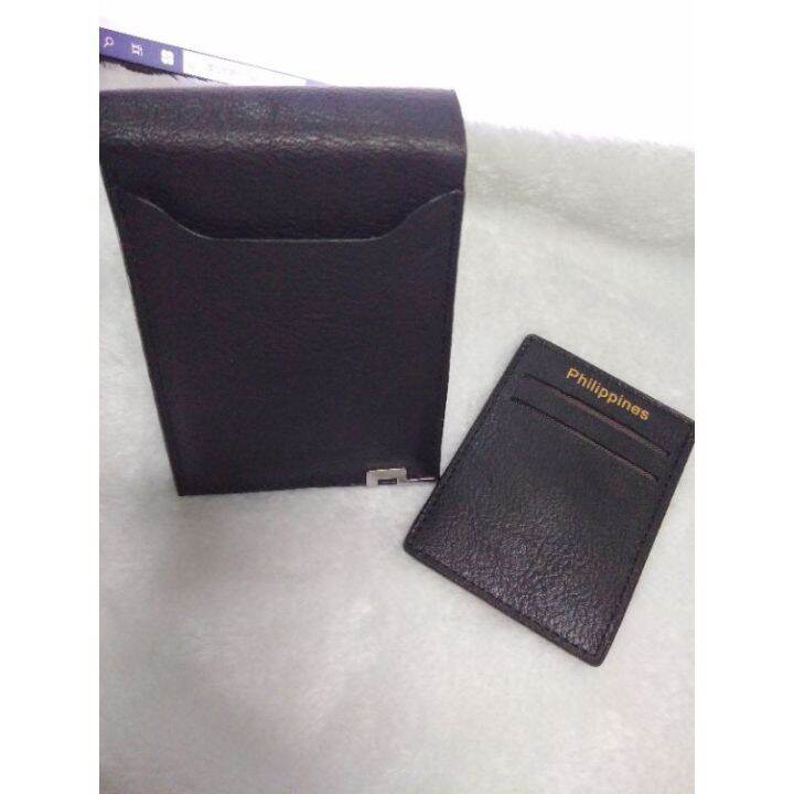 PHILIPPINES Men's Wallet half Leather | Lazada PH