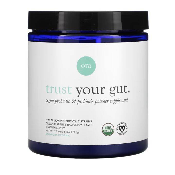 Ora Trust Your Gut Vegan Probiotic & Prebiotic Powder 225g. | Lazada.co.th