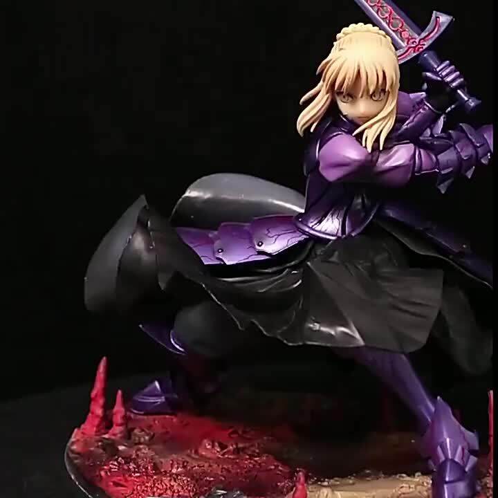 Anime Games Fate Stay Night Alter Saber Action Figure 17 Scale PVC King ...