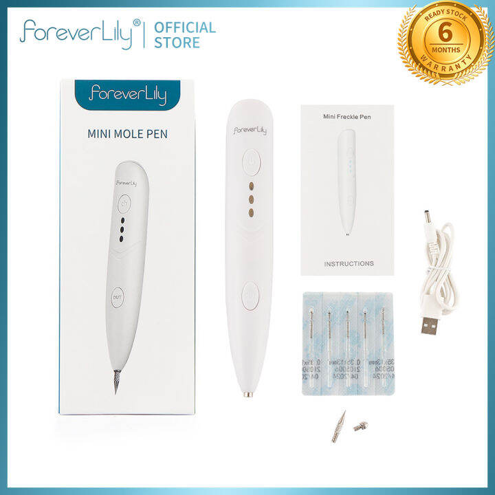 foreverlily Mini Mole Removal Pen Laser Device Tattoo Freckle Removal Pen Sweep Spot Mole ...