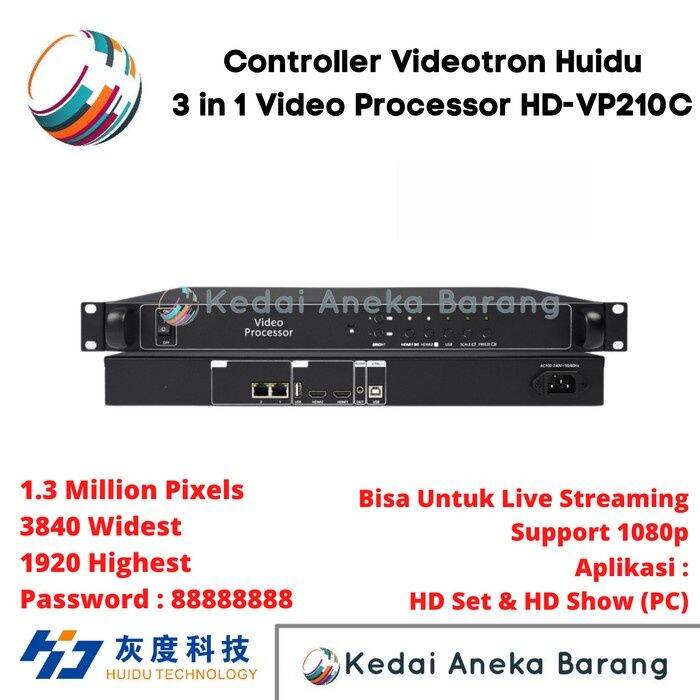 LED Video Processor Controller Videotron Huidu HD-VP210C Sending Card ...