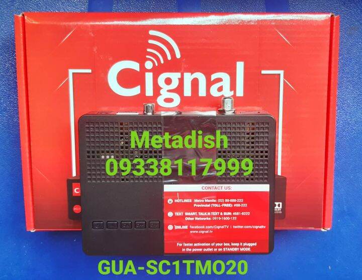 CIGNAL HD Box LOAD 1 month + Extra 1 Month Satellite TV Receiver TV Box ...