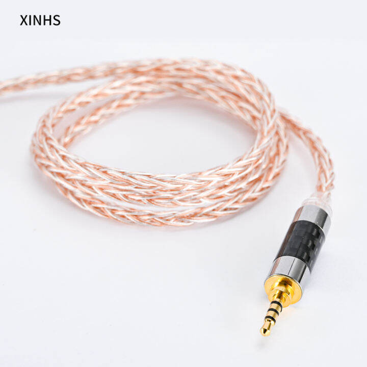 5N Silver Plated Copper 2.5/3.5/4.4mm Balanced Upgrade Cable MMCX/ 2Pin ...