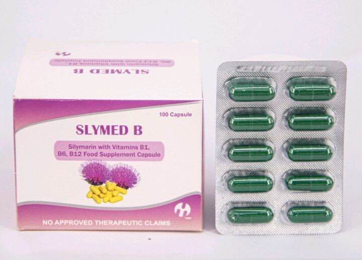 SLYMED B (SILYMARIN + B Complex) 100's CAPSULE "AUTHETIC" | Lazada PH