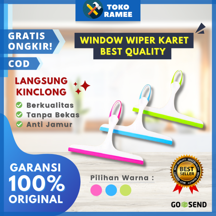 [3 WARNA] Wiper Alat Pembersih Kain Lap Kaca Wiper Jendela Cermin Mobil ...