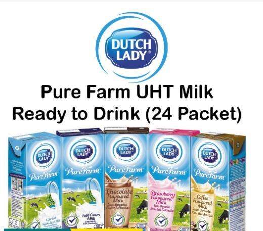 Dutch Lady 200ML x 24 Pkts Pure Farm UHT Milk 200ML x 24 Pkts ...