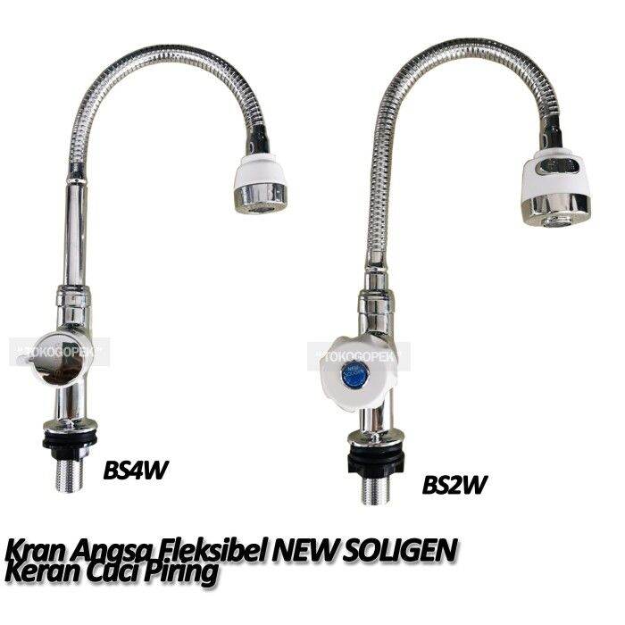 NEW SOLIGEN KRAN ANGSA FLEKSIBEL PVC - KERAN CUCI PIRING TAMAN SINK ...