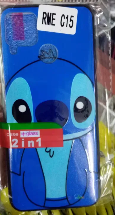 HARD CASE WITH TEMPERD AND DESIGN FOR REALME C15/C12 | Lazada PH