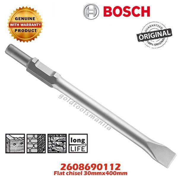 BOSCH Pointed or Flat chisel with 30 mm hex shank / Chisel 30mmx400mm ...