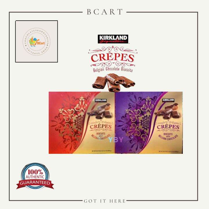 Kirkland Signature Crepes Biscuits with Belgian Chocolate Assorted ...