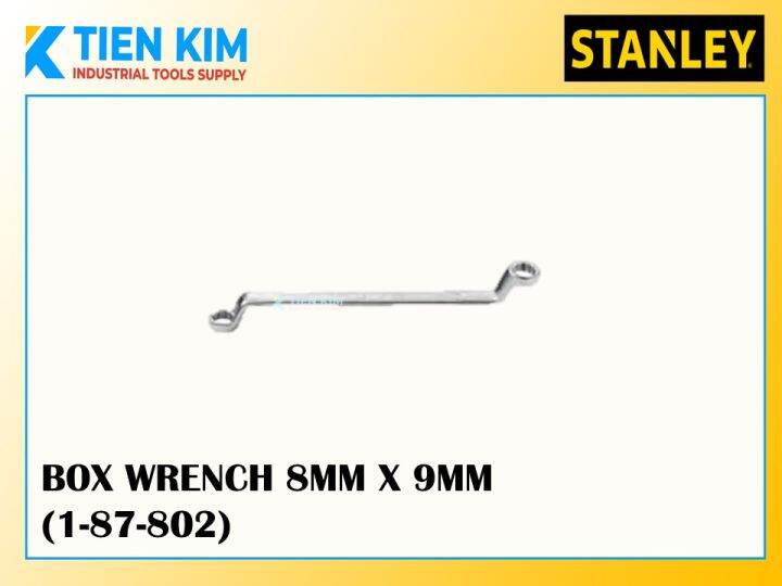 Original Stanley 8mm x 9mm Box Wrench (1-87-802) | Lazada PH