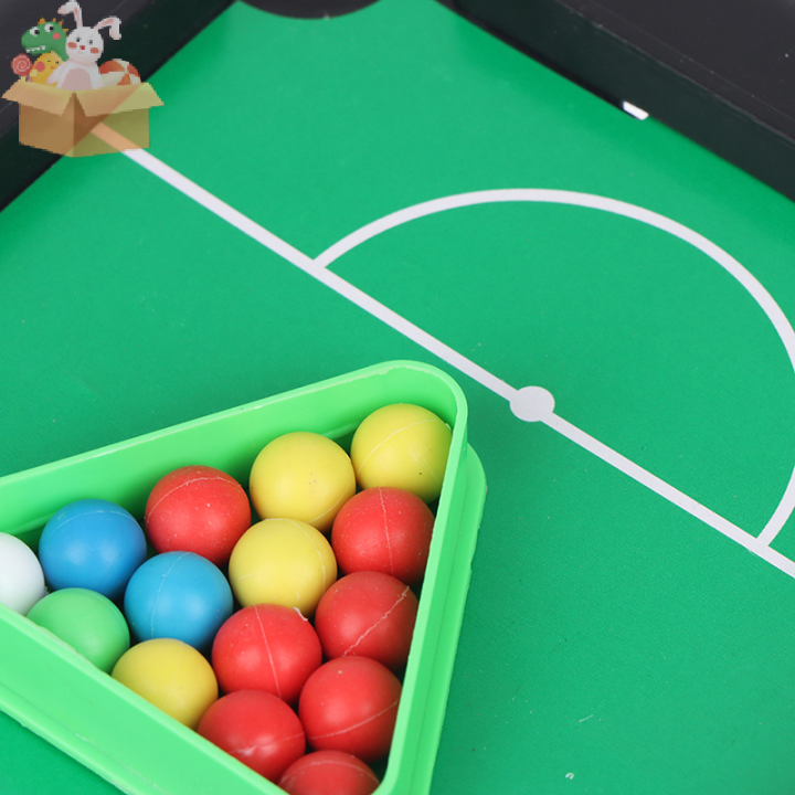 CHIDI Billiards Mini Desktop Pool Table Snooker Toy Game Set Parent ...