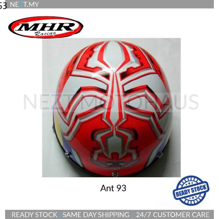 Helm motor MHR III ORIGINAL STENG GRAPHIC HALF CUT HELMET KURA-KURA ...