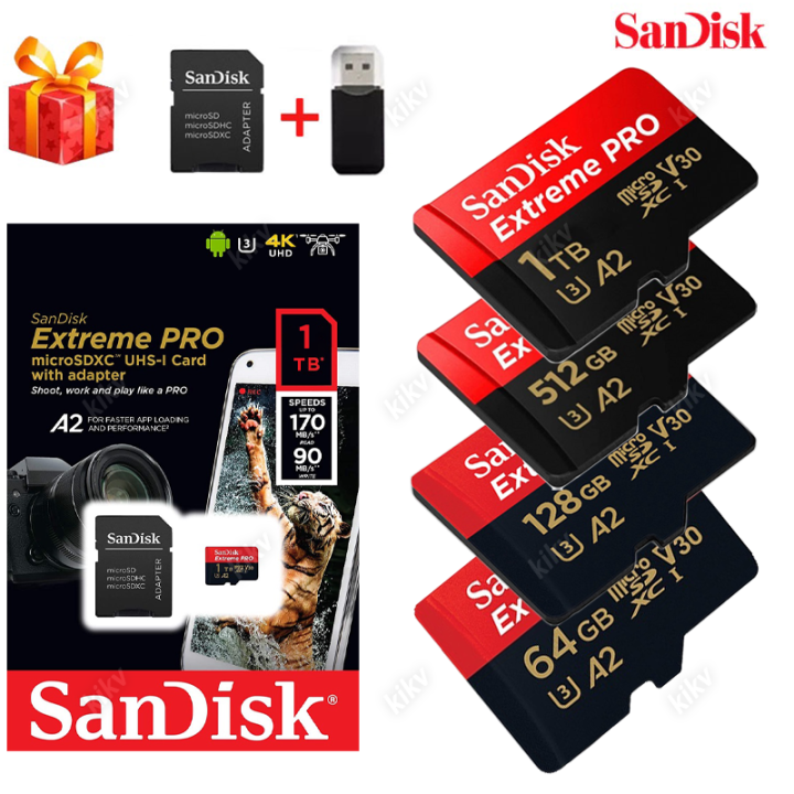 2023 Original SanDisk Memory Card 1TB/512GB/256GB/128GB/64GB/32GB/16 Micro SD Card Ultra sdcard ...