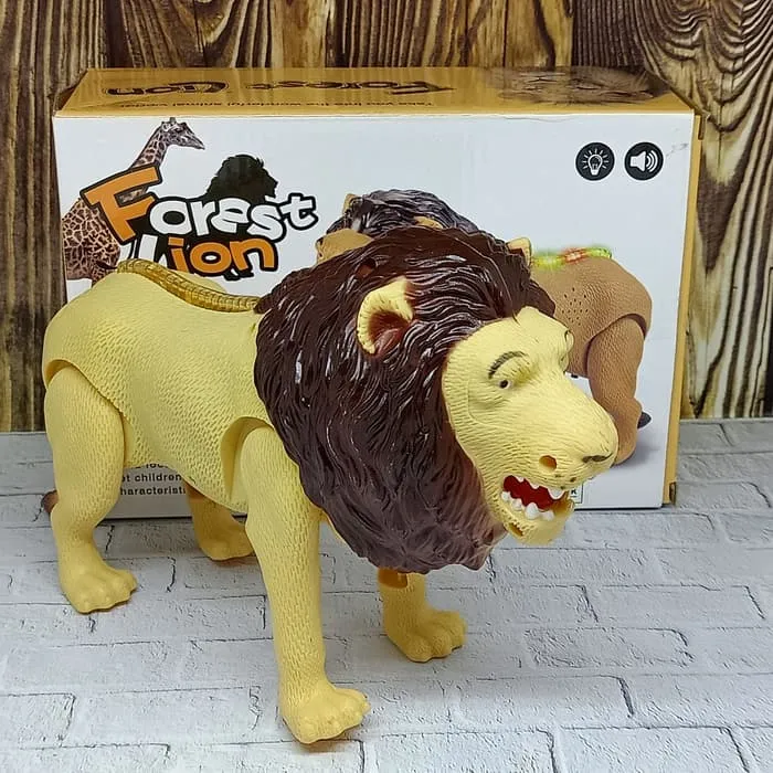 mainan singa battery forest lion | Lazada Indonesia