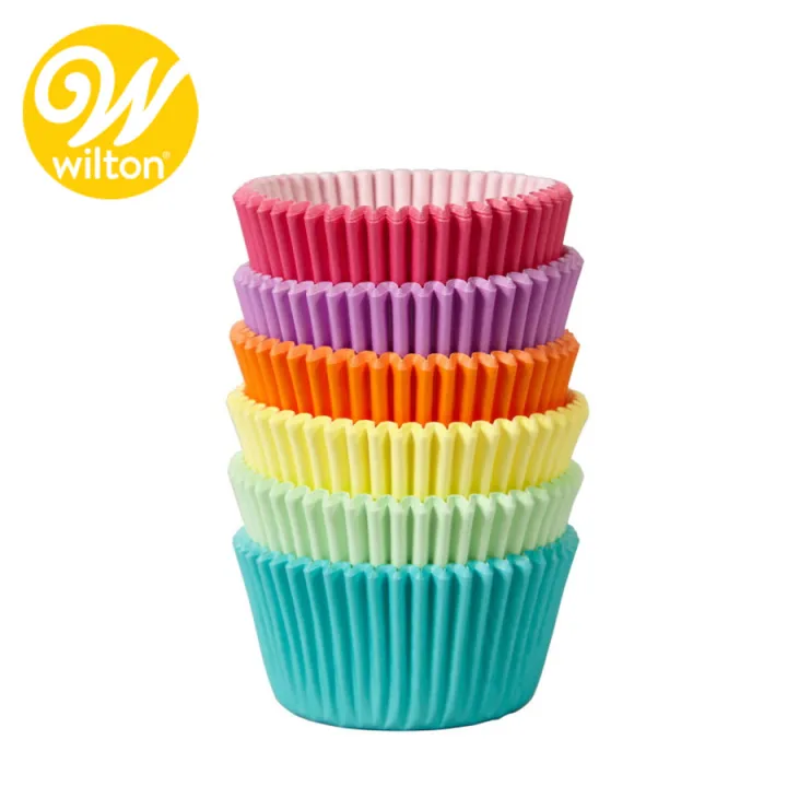 Wilton Standard Solid-Colored Pastel Spring Cupcake Liners, 150-Count ...