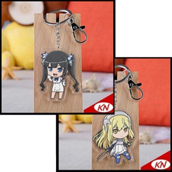 ️ KN DanMachi dan machi keychain mobile phone charm key chain key ring ...