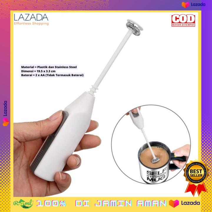 Mixer mini ALat pengaduk kopi Elektrik / Pengaduk kopi Kecil / Alat ...