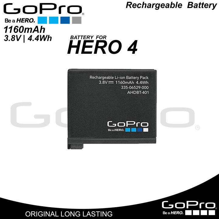 GoPro hero4 hero 4 Battery Original Equipment Manufacturer Everlasting ...