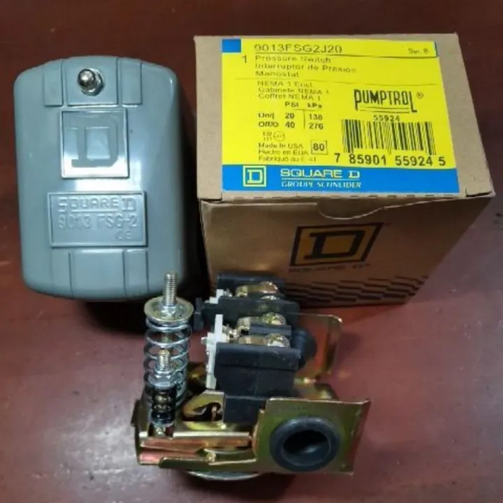 NewKzDbkoTd Heavy-duty Square D pressure Switch. Made in USA. pump ...