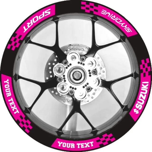 SUZUKI SKYDRIVE SPORTS MAG/RIM DECALS/STICKER (pair wheels | Lazada PH