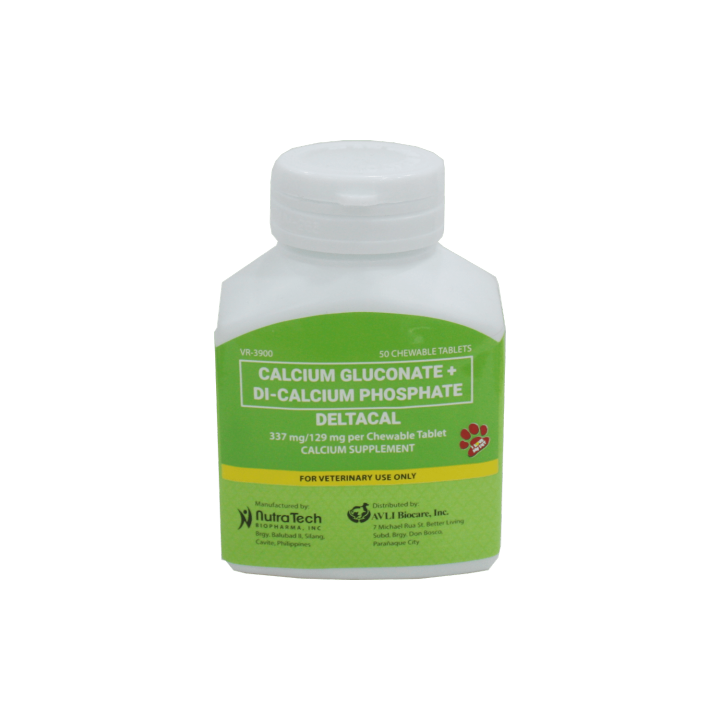 Deltacal Calcium Supplement 50 Chew/Tablet for Dogs & Cats | Lazada PH
