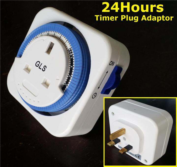 Gls 24 Hours Segment Timer Switch Socket Plug Adaptor 13a Diy Wirasz Lazada