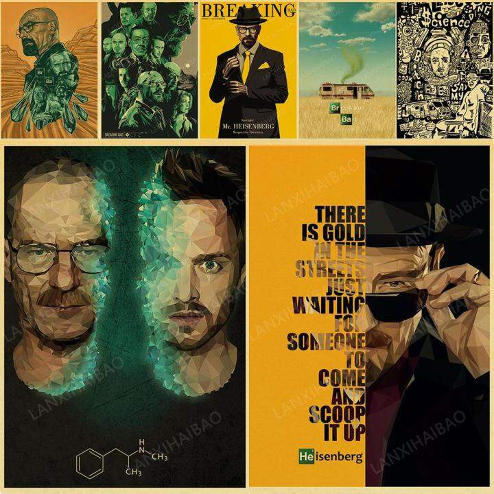 Luyameishop Breaking Bad Poster TV Series Classic Retro Artwork Home ...