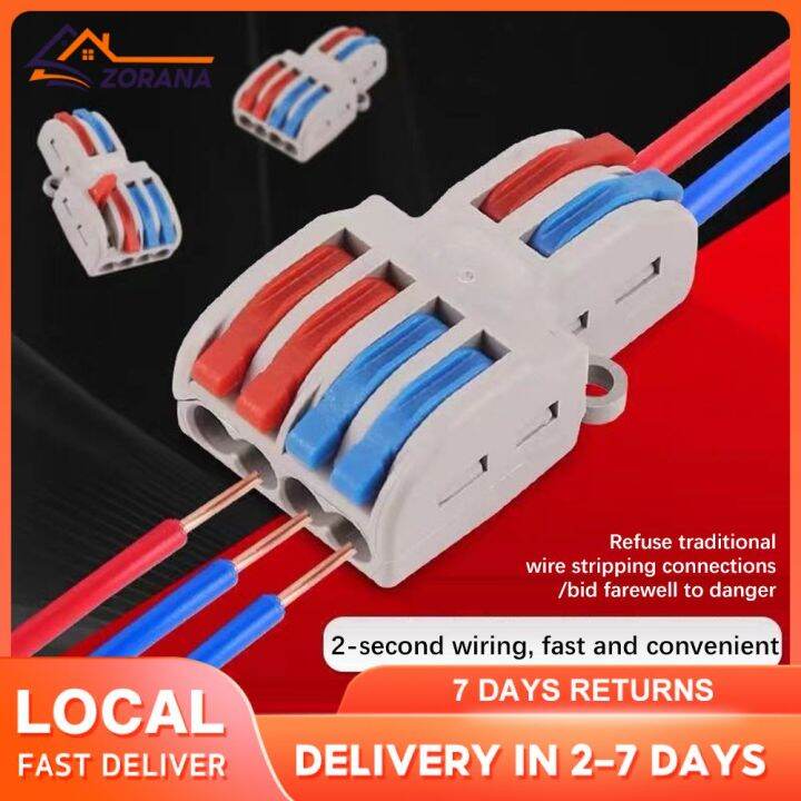 4PCS Wire Connector 32A Quick Connector Fast Wire Splitter Universal ...