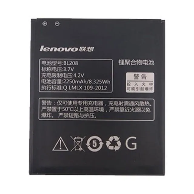 Original Replacement Lenovo BL208 Battery for r Lenovo (BL-208 S920 ...