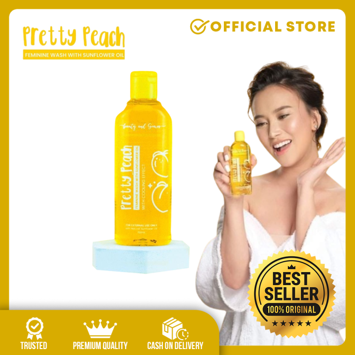 Original Pretty Peach Feminine Wash With Premium Ingredients Like ...