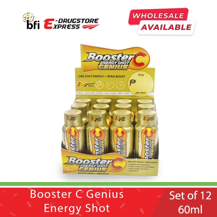 Booster C Energy Shot Genius Variant 60 mL | Lazada PH