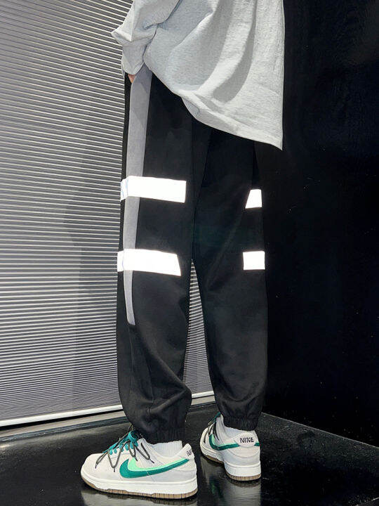 SHALOM Z226 LIGHT REFLECTOR JOGGER PANTS GAMUZA FABRIC QUALITY WITH ...