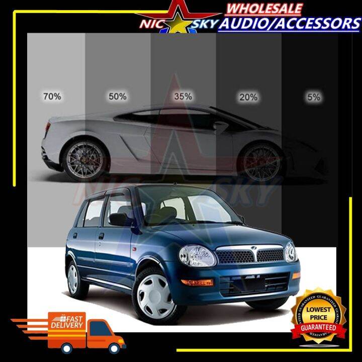 Perodua Kelisa Tinted hitam 4 Tingkap 4Door Siap Potong Kelisa tinted ...