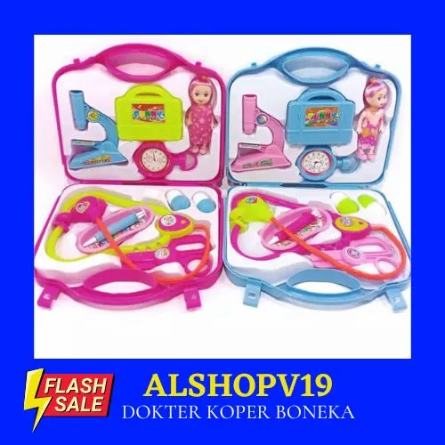 MAINAN DOKTER DOKTERAN LENGKAP DENGAN BONEKA / PERLENGKAPAN ALAT MEDIS ...