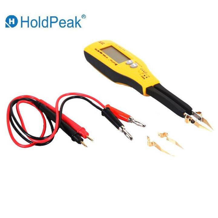 Holdpeak Digital Multimeter Clip Resistor Capacitance Smd Tester Meter ...
