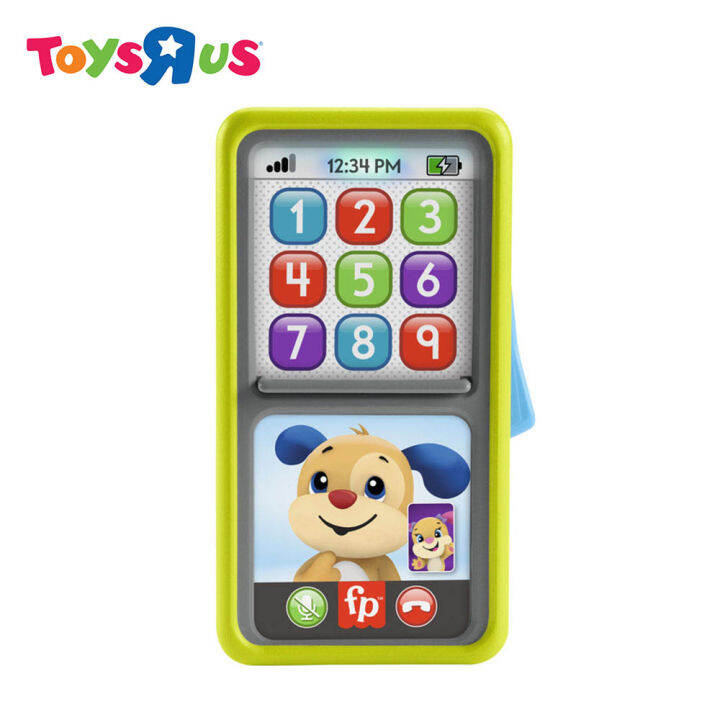 Fisher-Price Laugh & Learn Musical Toy Phone, 2-In-1 Slide To Learn ...