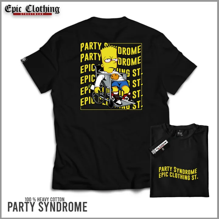 PREMIUM - PARTY SYNDROME - BART SYMPSON - Epic clothing streetwear ...