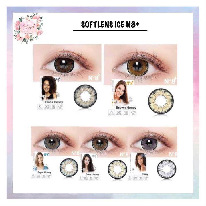 Softlens Ice N8+ | Soflens Ice N8+ Big Eyes Dia 16mm ( NORMAL ...